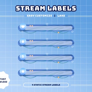 Lake Animated Stream Package/stream Overlay/stream Package/sea Theme ...