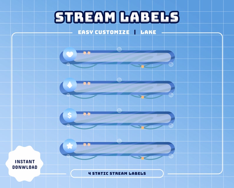Lake Animated Stream Package/stream Overlay/stream Package/sea Theme ...