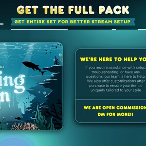 Nautical Reef Animated Stream Screen Overlay for Twitch/underwater Life ...