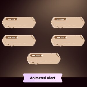 Serenity Vtuber Animated Stream Alerts/stream Overlay/transition/panels ...