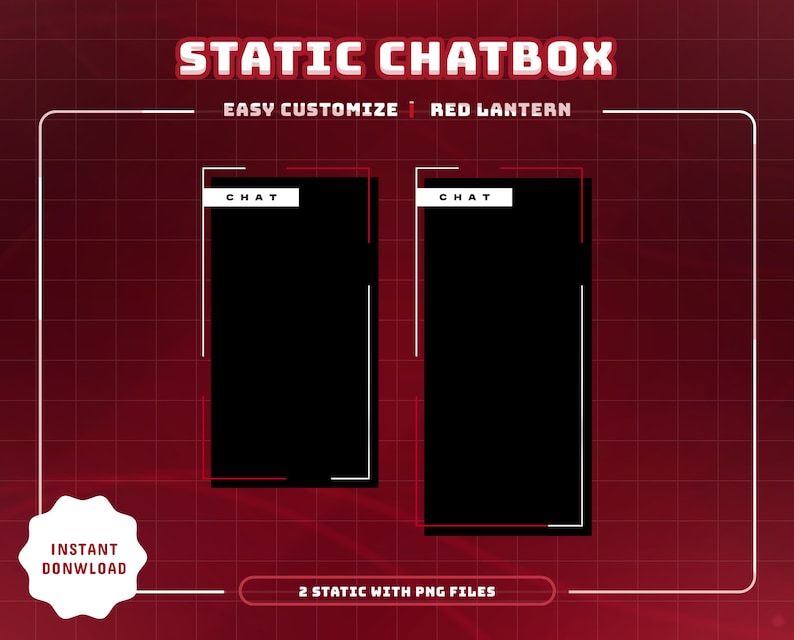 Red Lantern Animated Stream Package/stream Overlay/chinese - Etsy