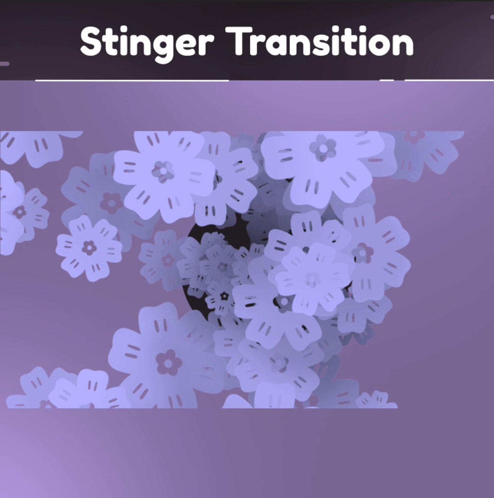 Berry Vine Animated Stream Transition/stream Overlay/transition/panels ...