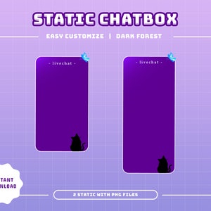 Dark Forest Animated Stream Package/purple Theme/panels/animated ...