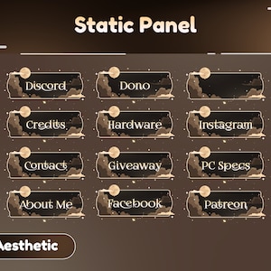 Animated Stream Pack for Twitch, Kick, Youtube/cute Cloud/choco Sky ...