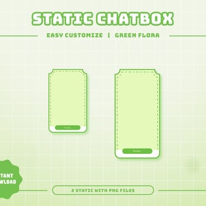 Green Flora Animated Stream Package/transition/stream Overlay/panels ...