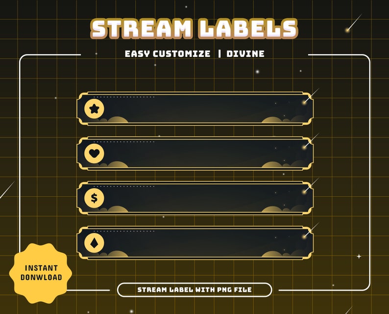 Divine Animated Stream Package/transition/stream - Etsy