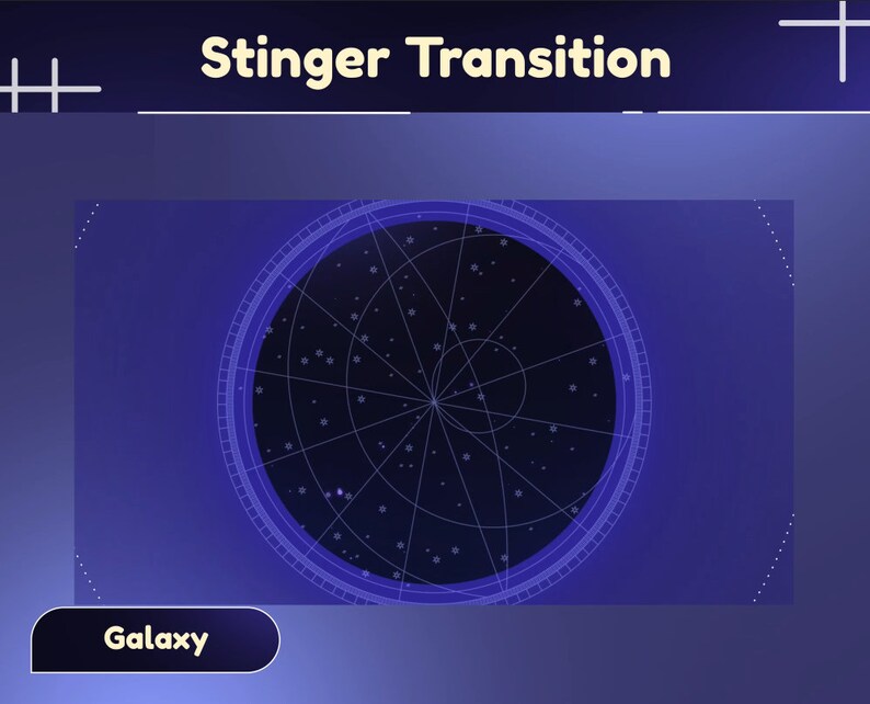 Lunar Ascended Animated Stream Transition/transition/stream Overlay ...