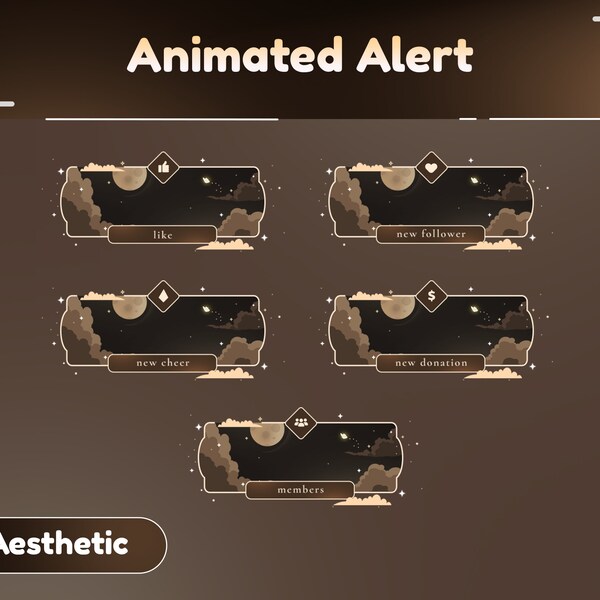 Twitch Alert Boxes Cloud - Etsy