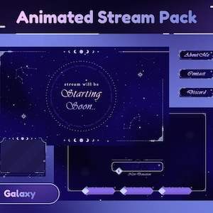 Spiral Animated Stream Package/stream Overlay/simple/dark - Etsy