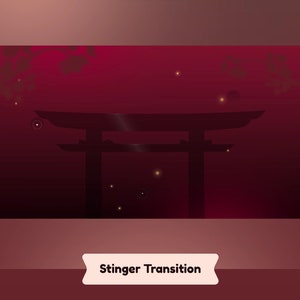 Akane Sakura Animated Stream Package/stream Overlay/transition/panels ...