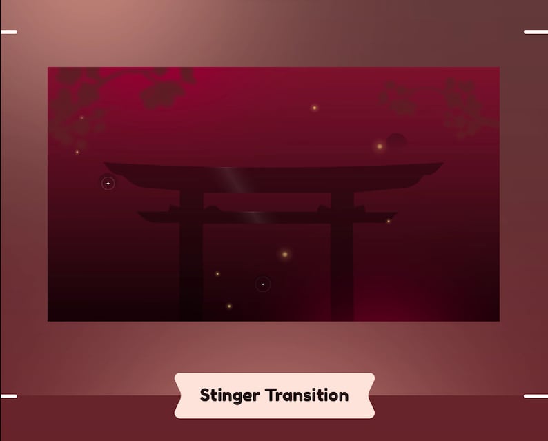 Kawaii Sakura Animated Stream Pack | Japanese Overlays (twitch, Youtube ...