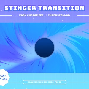 Interstellar Animated Stream Package/transition/stream Overlay/panels ...