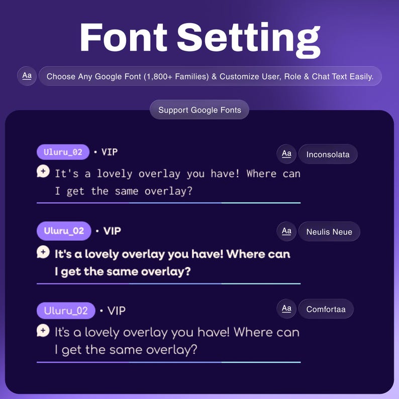Dreamy Lavender Chat Widget | Soft Purple | Animated & Customizable ...