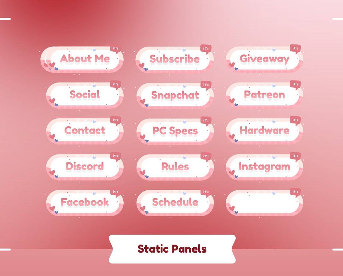 Wish Letter Vtuber Stream Panels/stream - Etsy