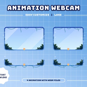 Lake Animated Stream Package/stream Overlay/stream Package/sea Theme ...