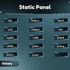 Spaceborne Animated Stream Package/transition/dark Theme/twitch Set ...