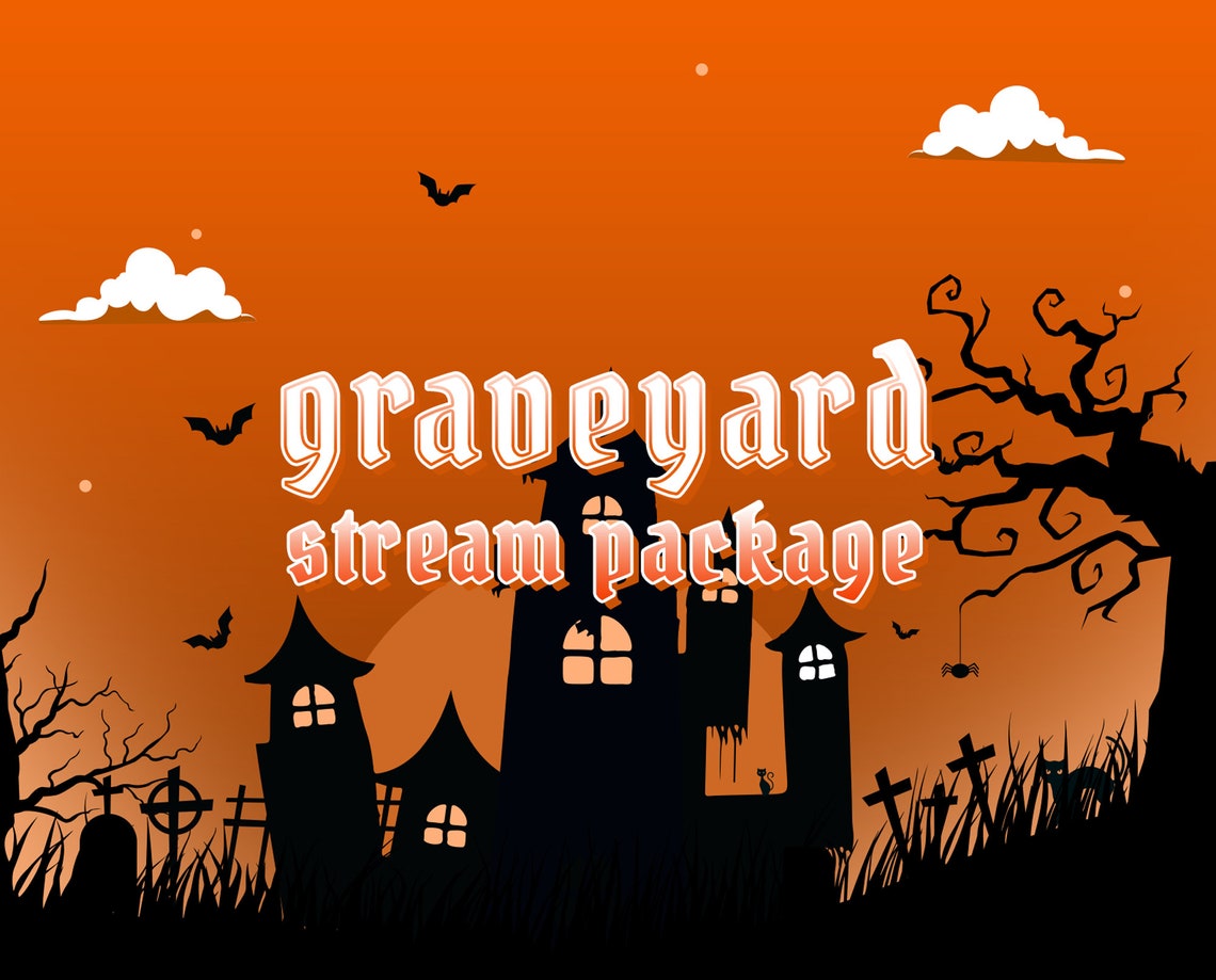 Graveyard Animated Stream Package/twitch - Etsy
