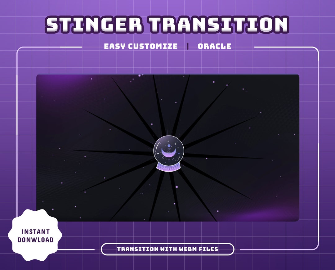 Oracle Animated Stream Transition/stream Overlay/transition/panel ...