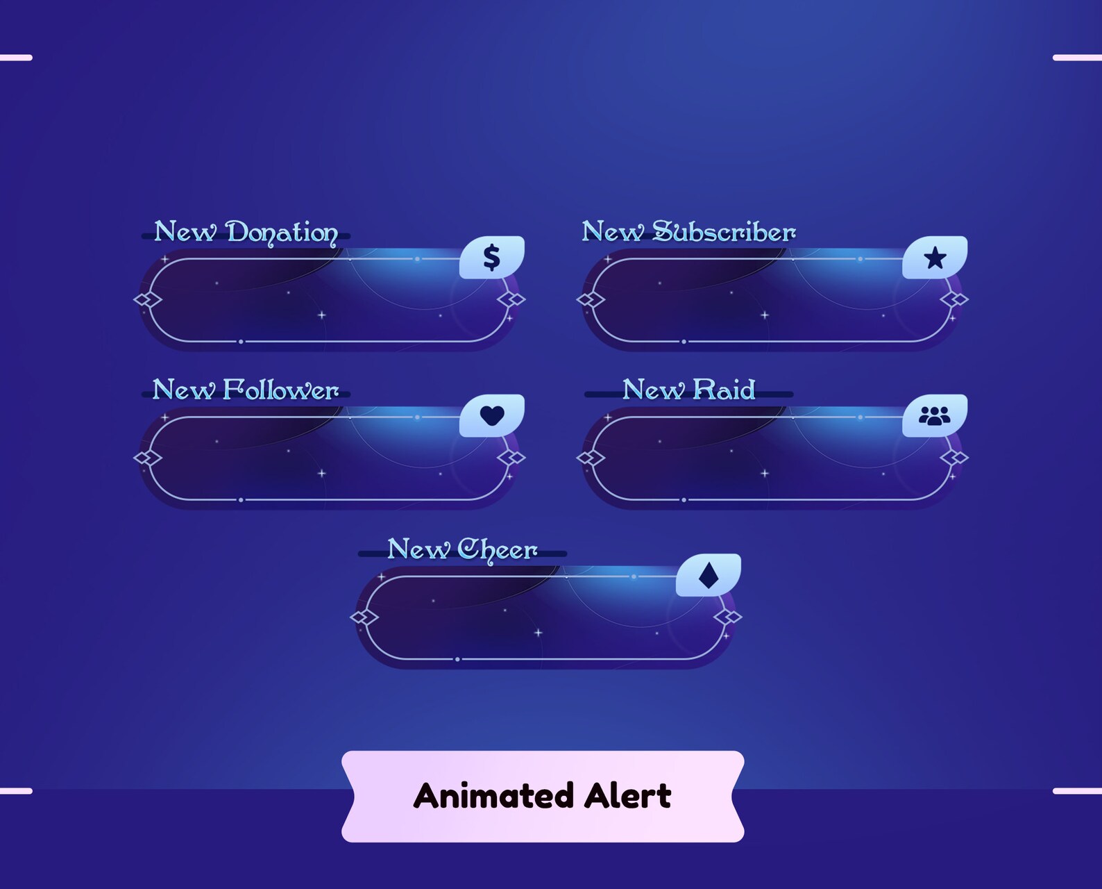 Orion Vtuber Animated Stream Alerts/stream - Etsy