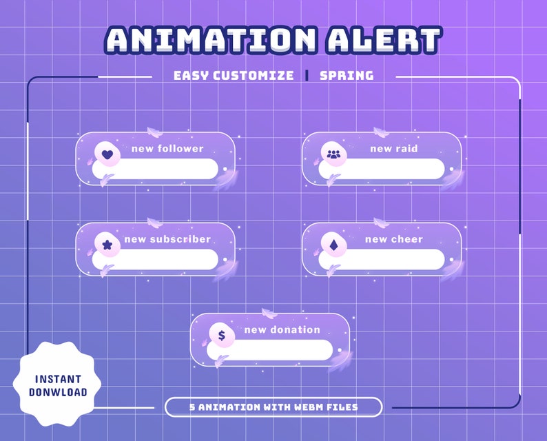 Spring Animated Stream - Etsy