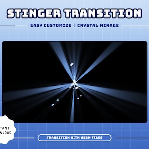 Crystal Mirage Animated Stream Package/transition/stream Overlay/panels ...