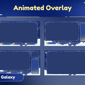 Starcloud Denim Animated Stream Overlay for Twitch, Youtube/transition ...