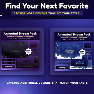 Pixie Planet Animated Stream Overlay Package/stream Overlay/vertical ...