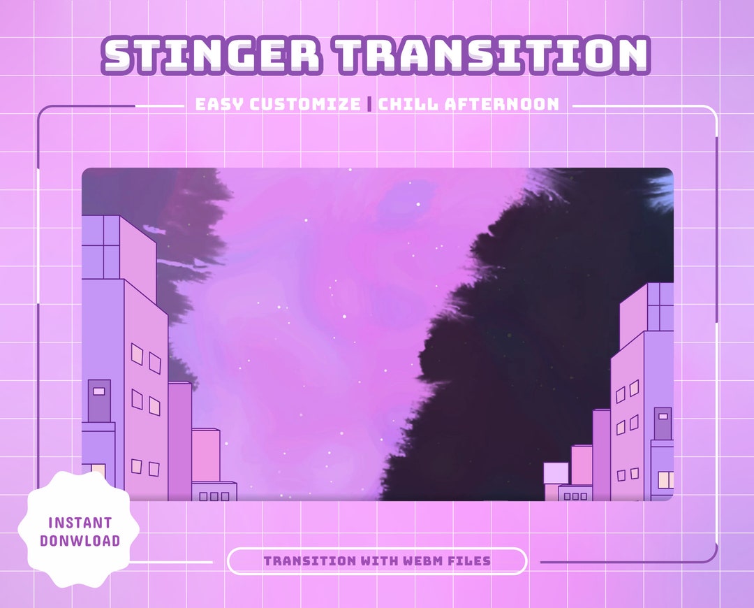 Chill Afternoon Animated Stream Transition/stream Overlay/chill Theme ...