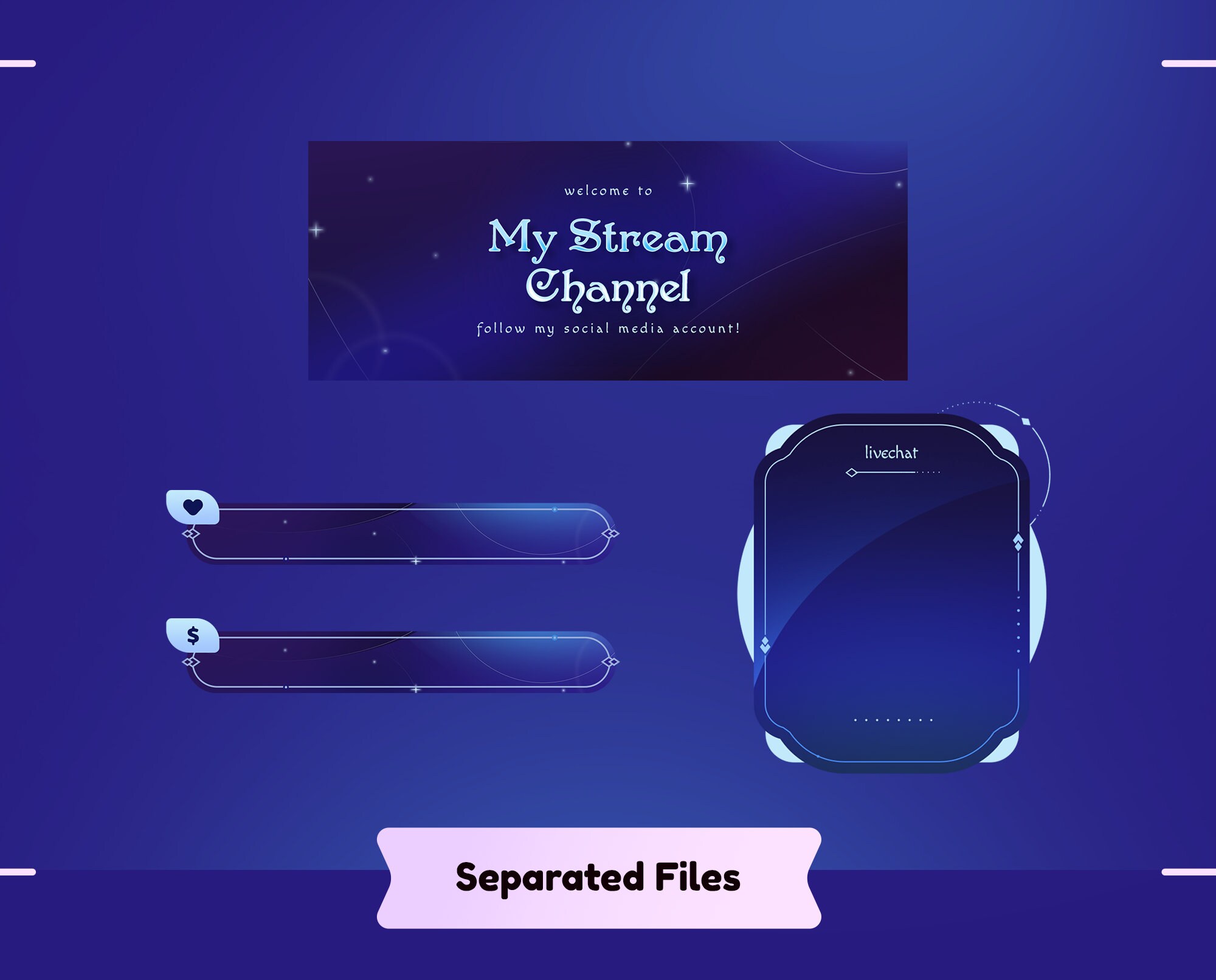 Orion Vtuber Animated Stream Package/stream - Etsy UK