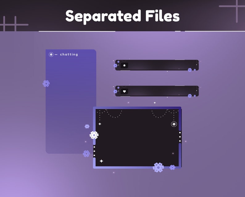 Japanese Sakura Stream Pack | Berry Vine Animated Overlay | Twitch ...