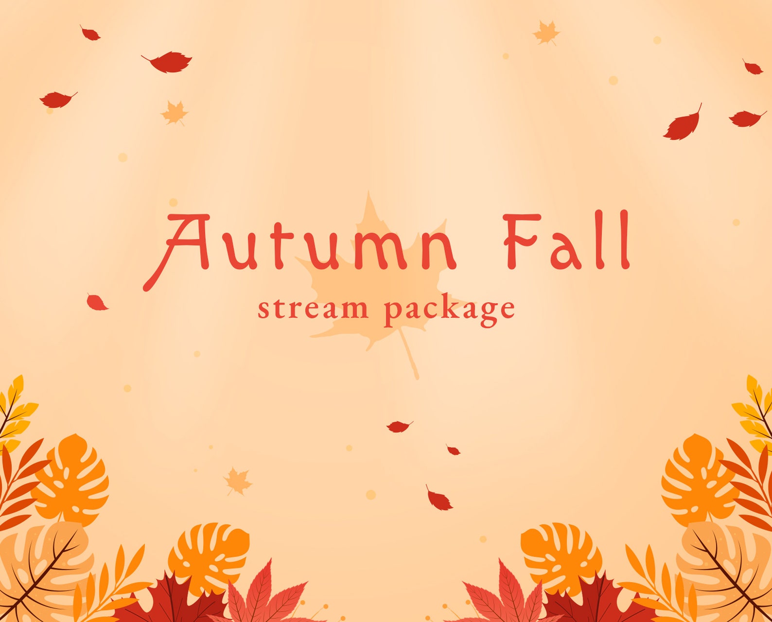 Autumn Fall Animated Stream Package/transition/stream - Etsy