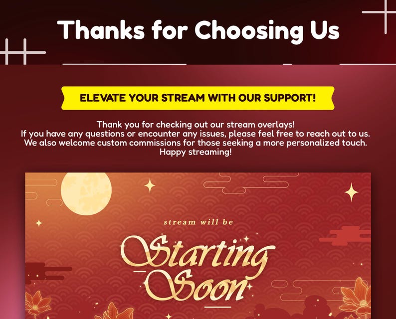 The Lunar Realm Animated Stream Overlay Package for Twitch/hidden ...