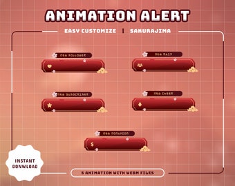 Twitch Alerts Package Japanese Style Kitsune Mask New - Etsy