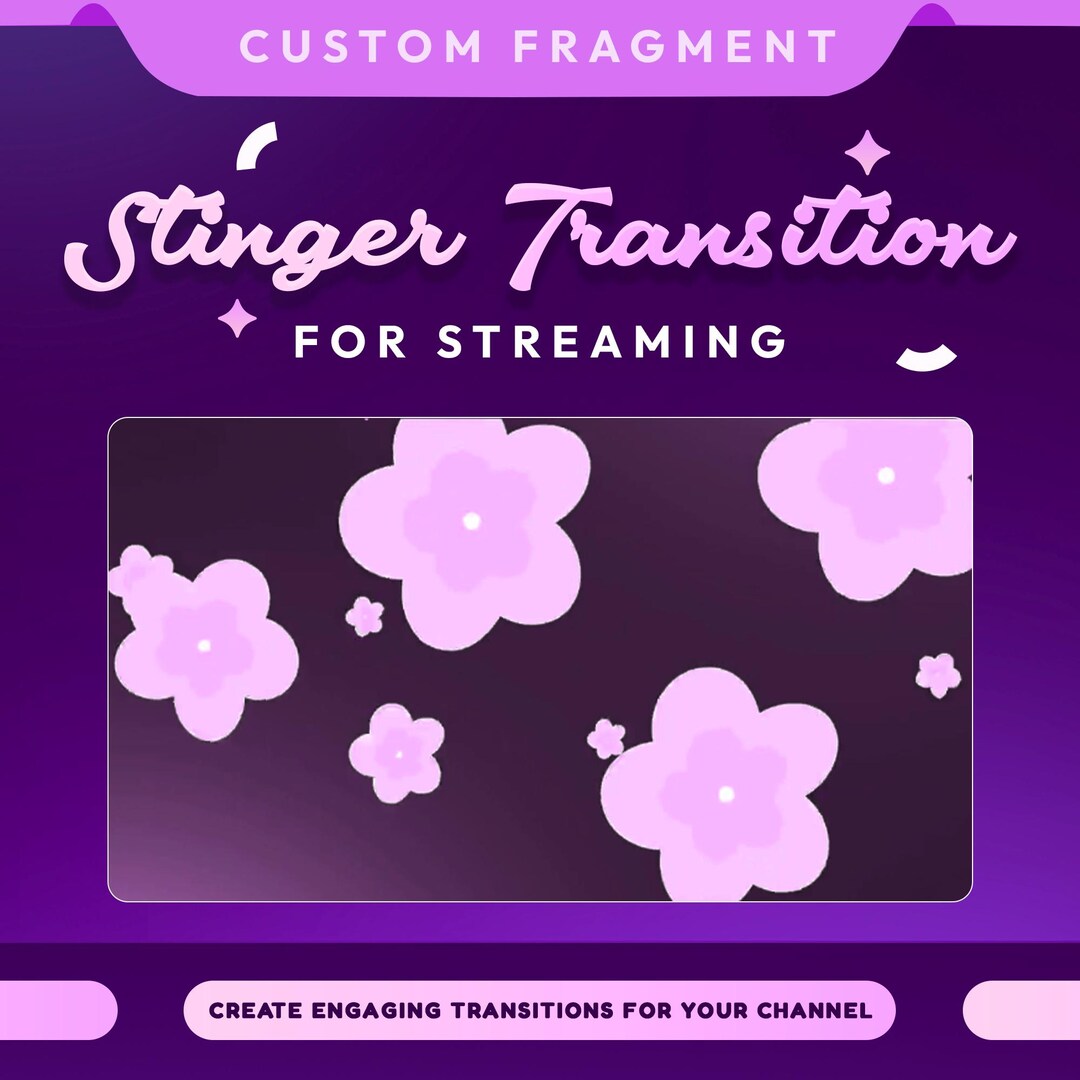 Custom Stinger Transition | OBS Transition Scene | Simple & Clean ...
