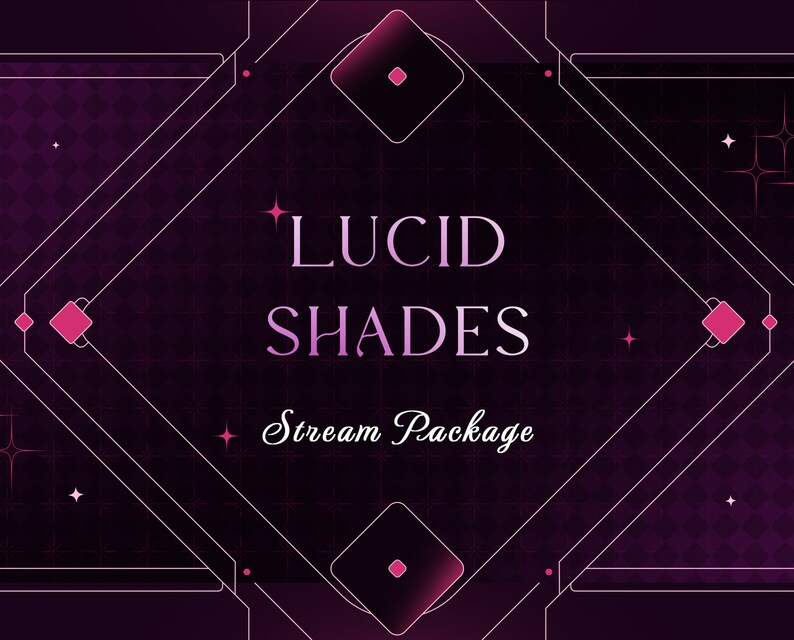 Lucid Shades Animated Stream Package/stream - Etsy