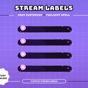 Twilight Spell Animated Stream Package/transition/stream Overlay/panels ...
