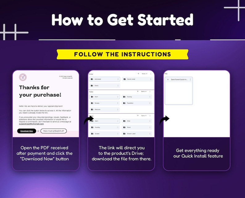 Twilight Gaze Animated Stream Overlay Package for Twitch, Kick and ...