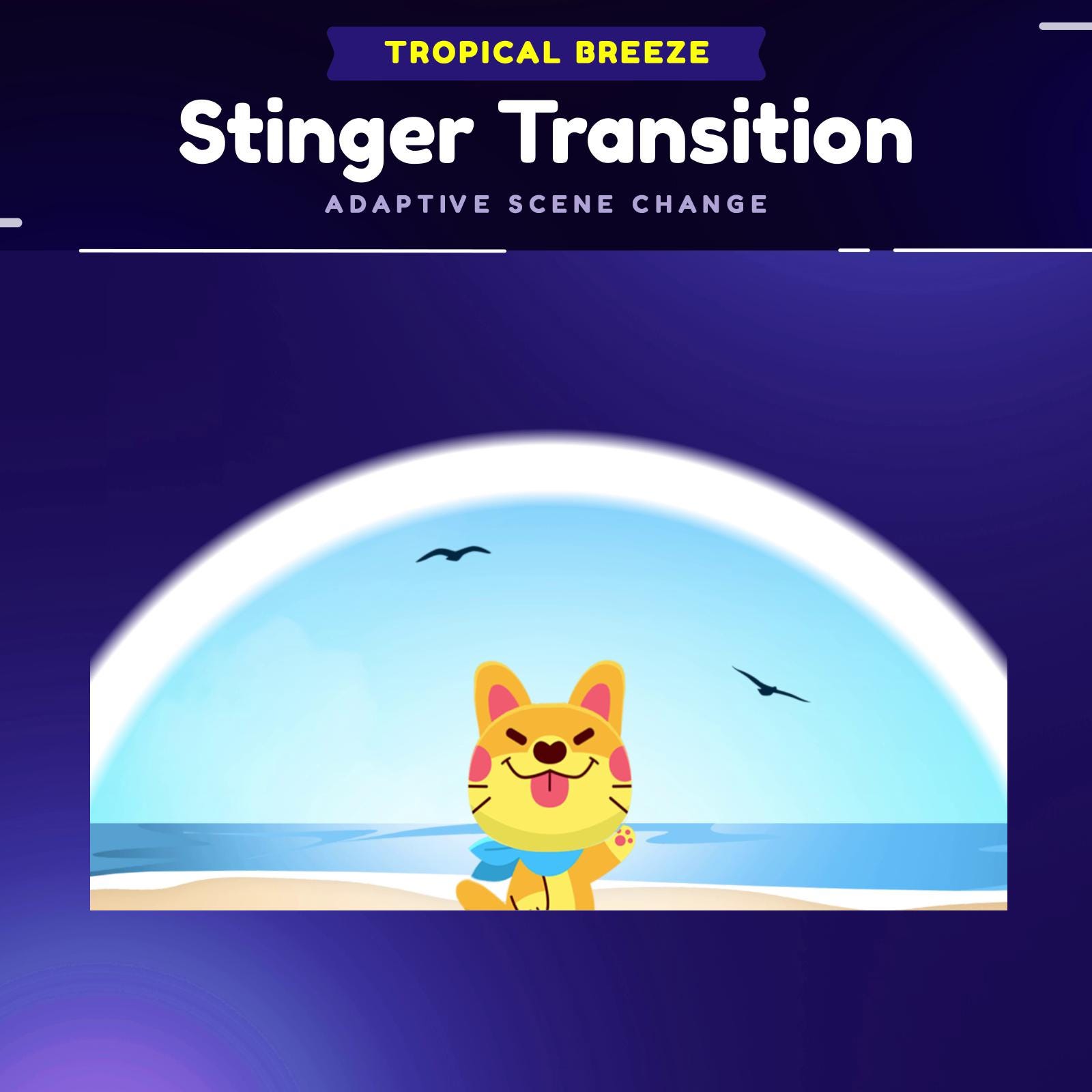 Tropical Breeze Stream Transition/animated Scene Switch/summer Vibes ...