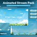 Animated Skyfield Scape Stream Overlay: Fresh Blue Sky Nature for ...