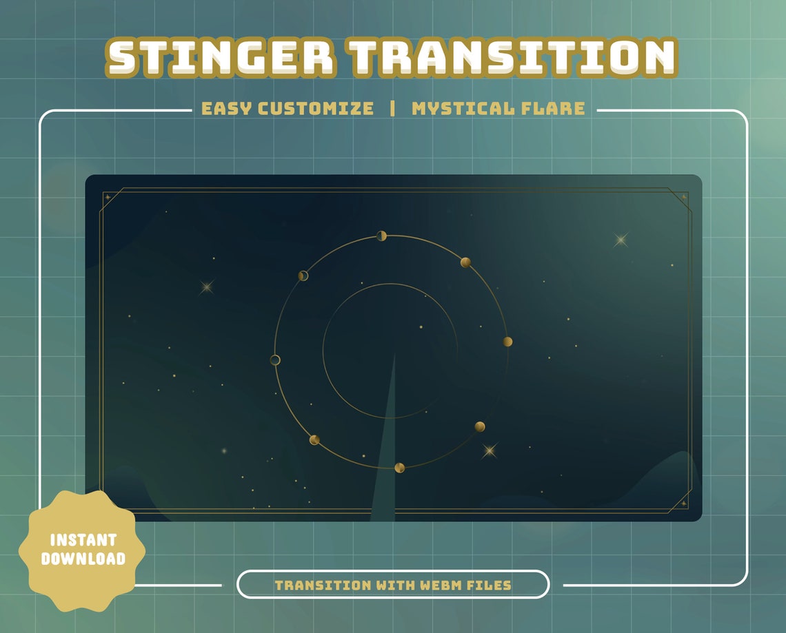 Mystical Flare Animated Stream Package/ Dark - Etsy