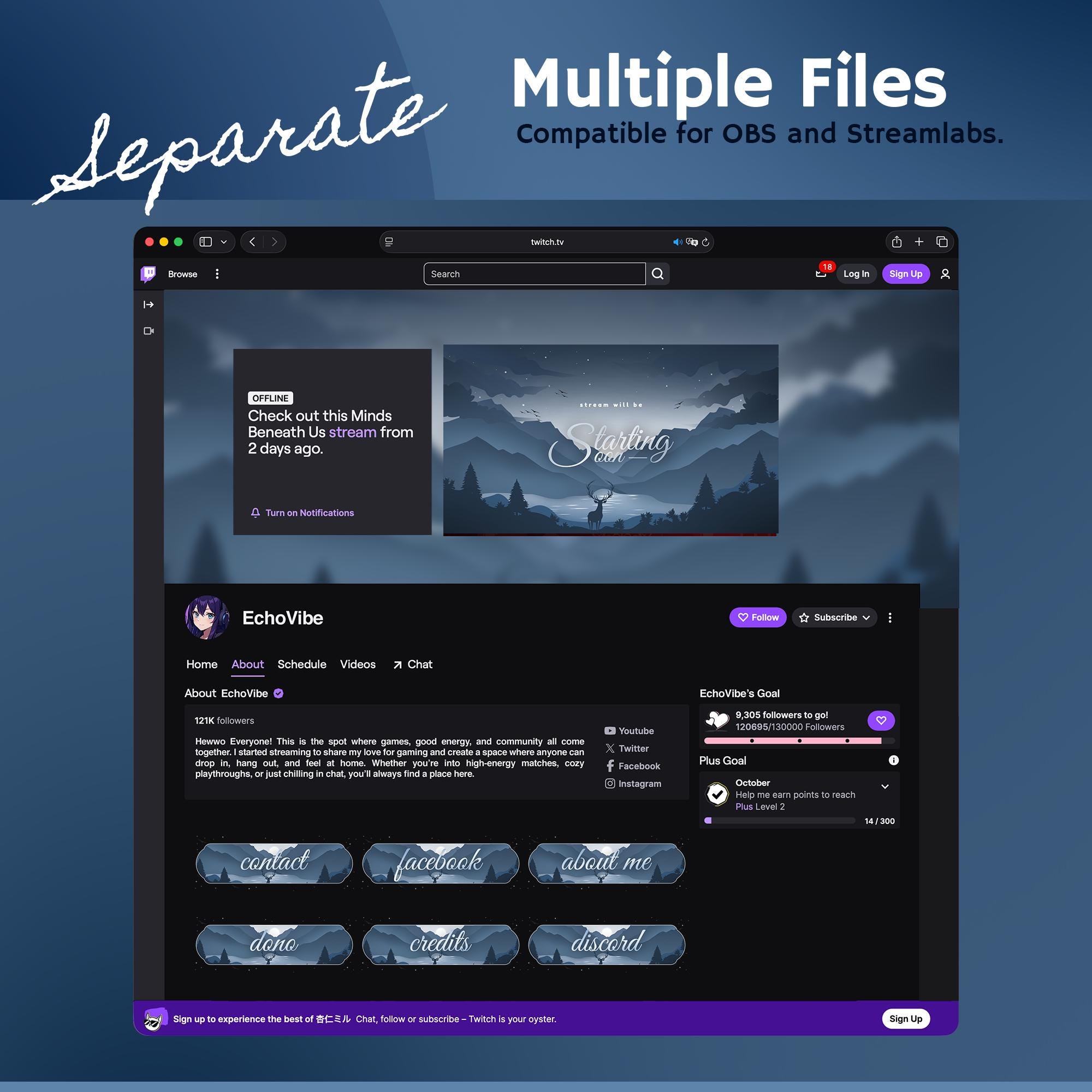 Animated Silent Wilderness Stream Pack: Aesthetic Nature Design for ...
