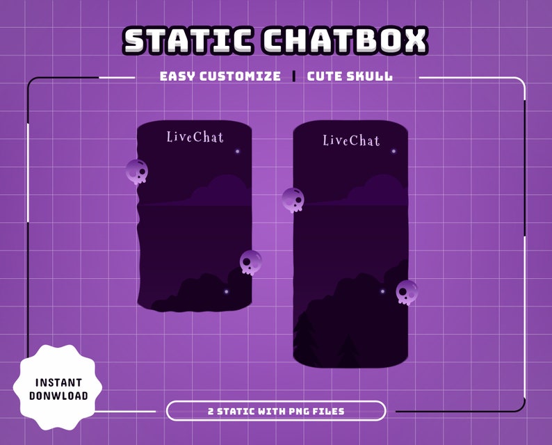 Cute Skull Animated Stream Package/transition/stream - Etsy