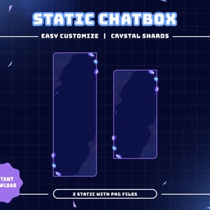 Crystal Shards Animated Stream Package/transition/stream Overlay/panels ...