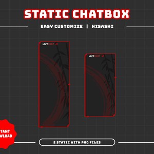 Hisashi Animated Stream Package/stream Overlay/japanese Theme ...