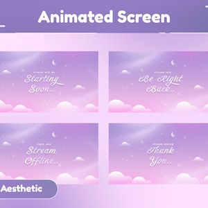 Blush Animated Stream Package/transition/stream Overlay/panels/sky ...