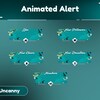 Cerulean Vtuber Animated Stream Alerts/stream Overlay/transition/panels ...