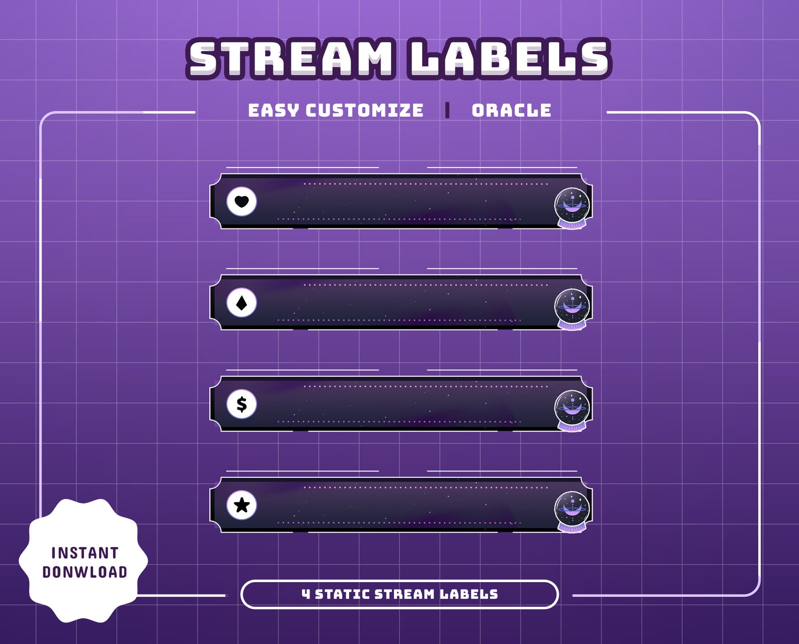 Oracle Animated Stream Package/stream - Etsy