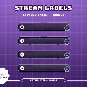Oracle Animated Stream Package/stream Overlay/transition/panel ...