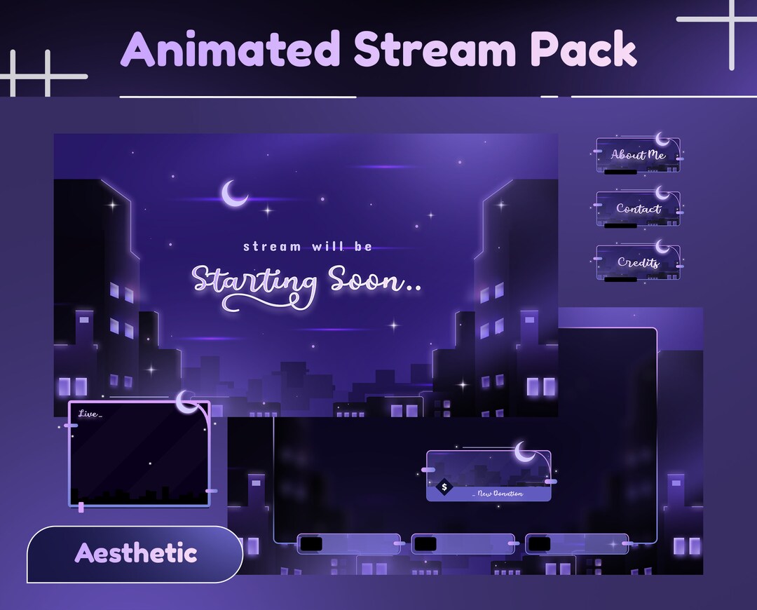 Metropolitan Animated Stream Package/transition/stream Overlay/panel ...