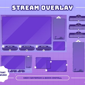 Spooky Ghost Animated Stream Package, Twitch Overlay (instant Download ...